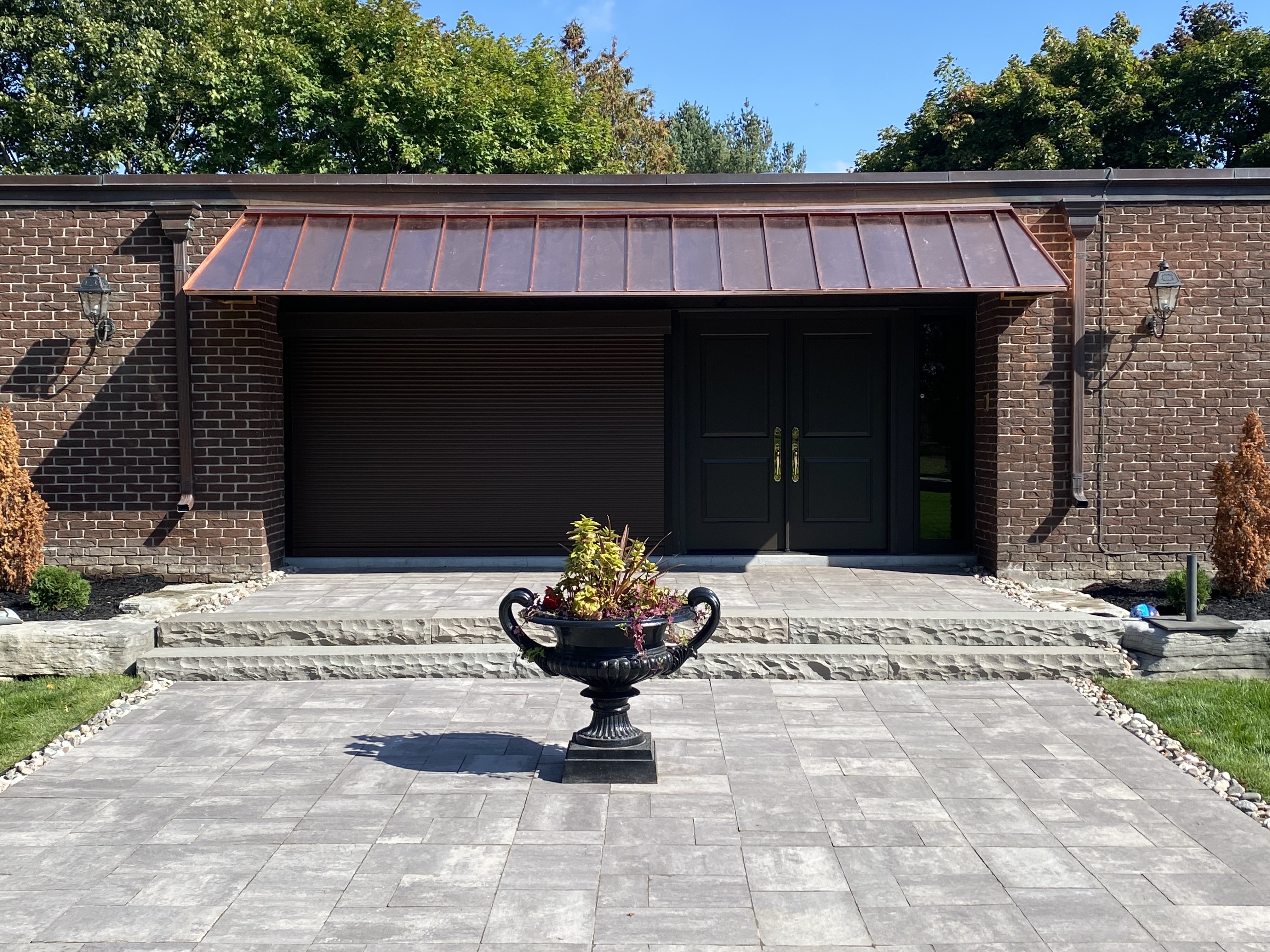 Canopies - Copperworks - Custom Copper & Copper Eavestroughs Toronto & GTA