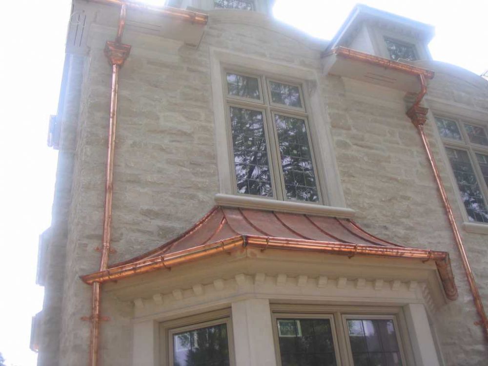 Canopies - Copperworks - Custom Copper & Copper Eavestroughs Toronto & GTA