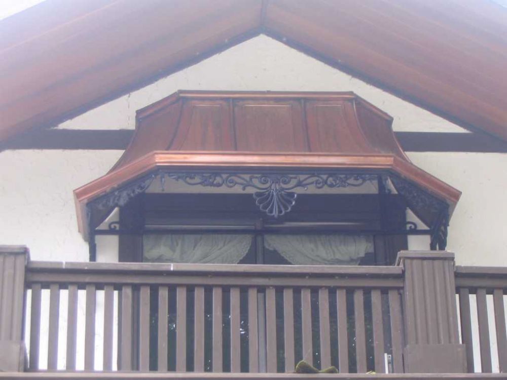 Canopies - Copperworks - Custom Copper & Copper Eavestroughs Toronto & GTA