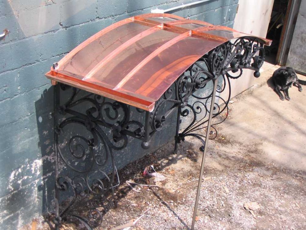 Canopies - Copperworks - Custom Copper & Copper Eavestroughs Toronto & GTA